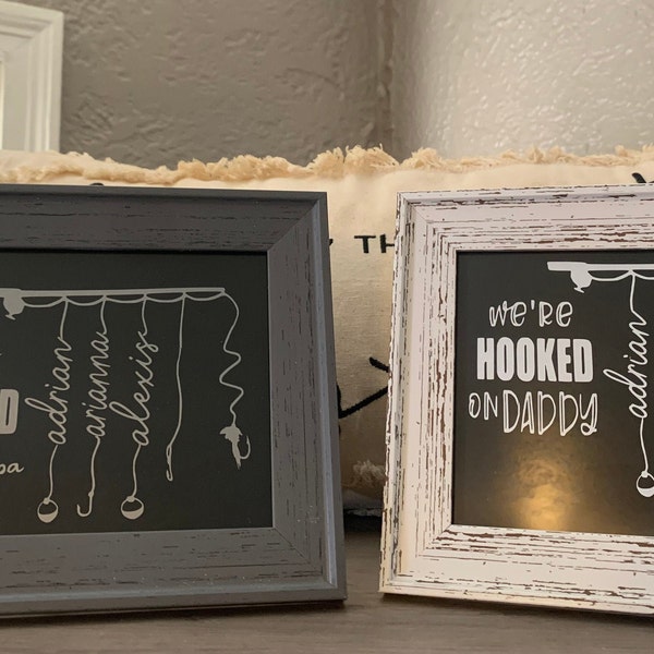 Fishing Pole Picture Frame - Etsy