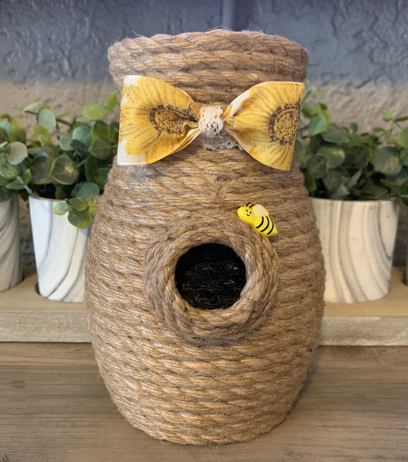 Bumble Bee Hive Flower Vase Birthday Gift Hand Made - Etsy