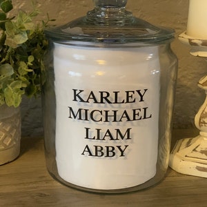Personalized Cookie Jar - Etsy