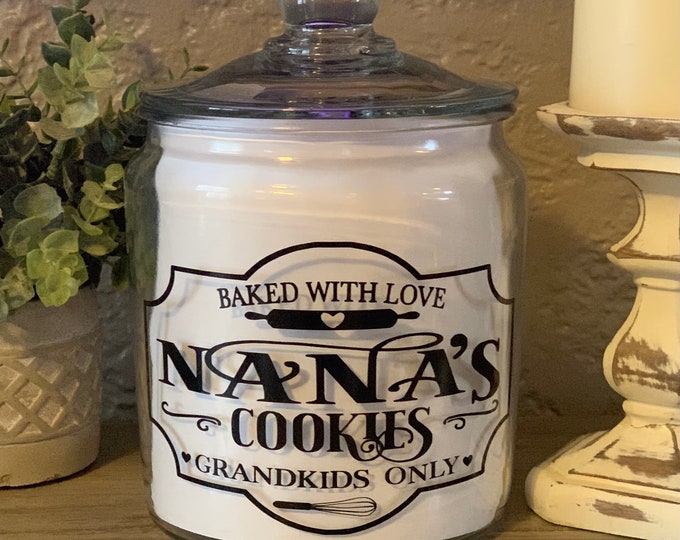 Personalized Cookie Jar - Etsy