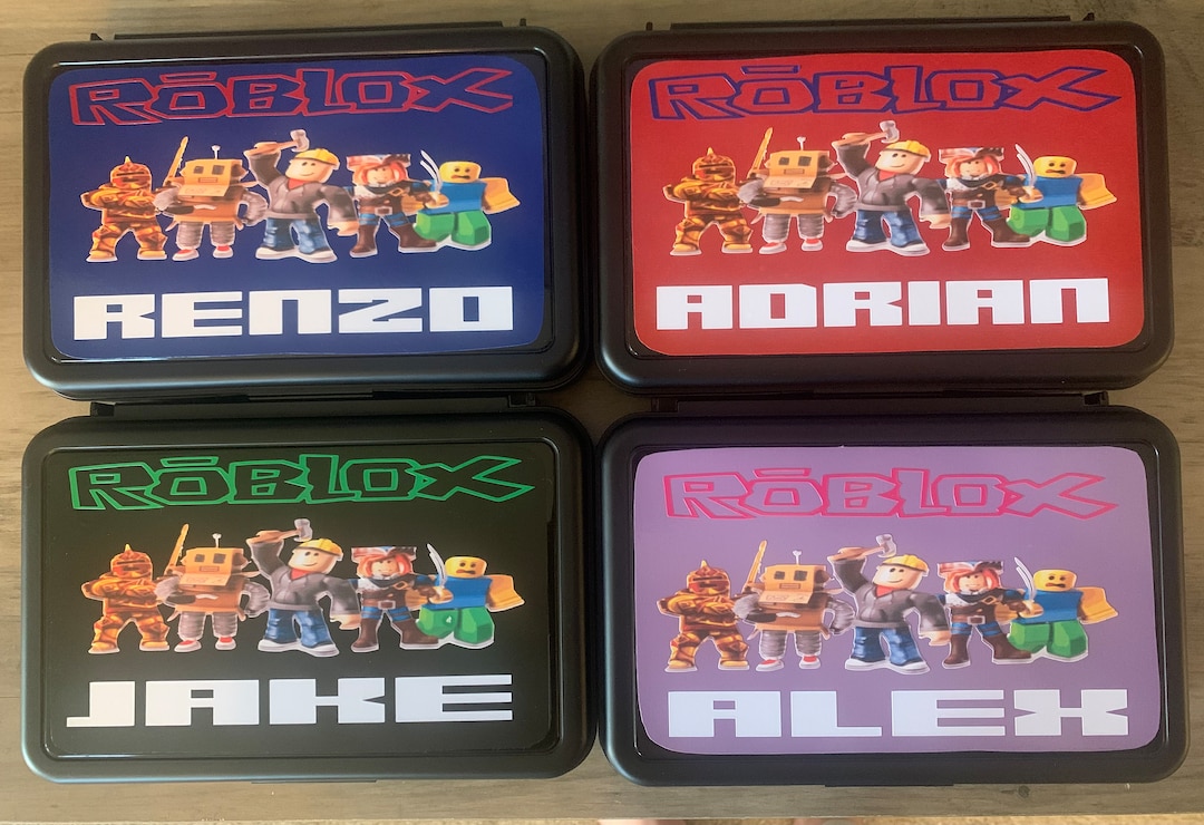 Personalized Roblox Pencil /crayon Box - Etsy