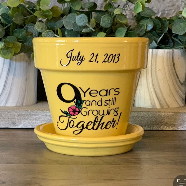 Personalized Planter - Etsy