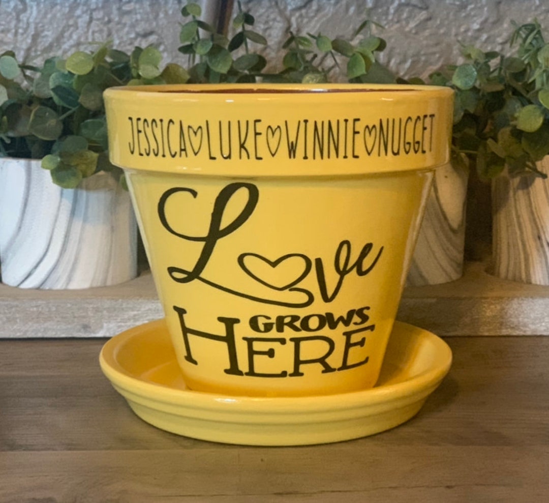 Personalized Planter - Etsy