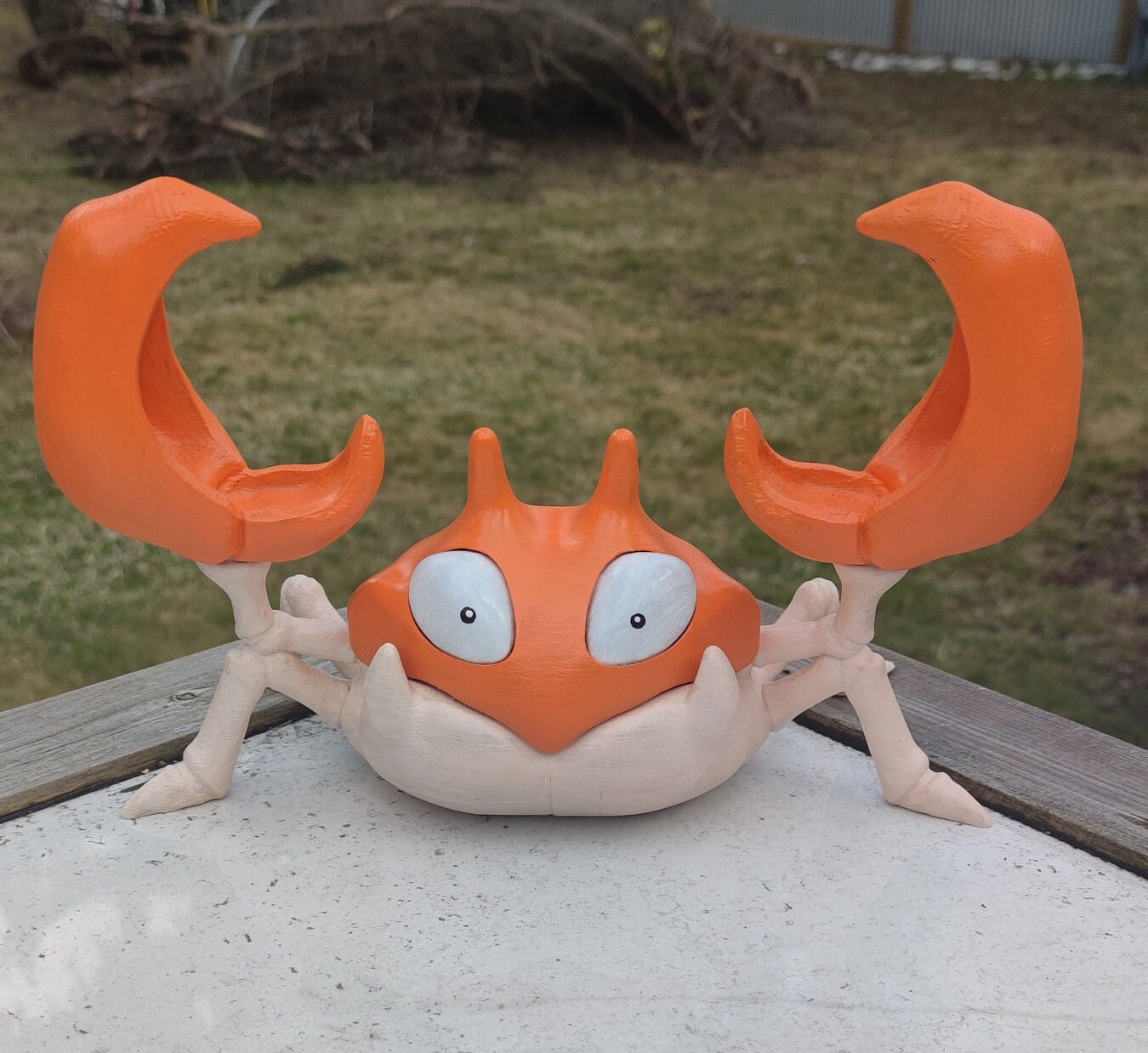 Life-size Krabby Pokémon 3D Printed & Hand-painted Prop (made to Order ...