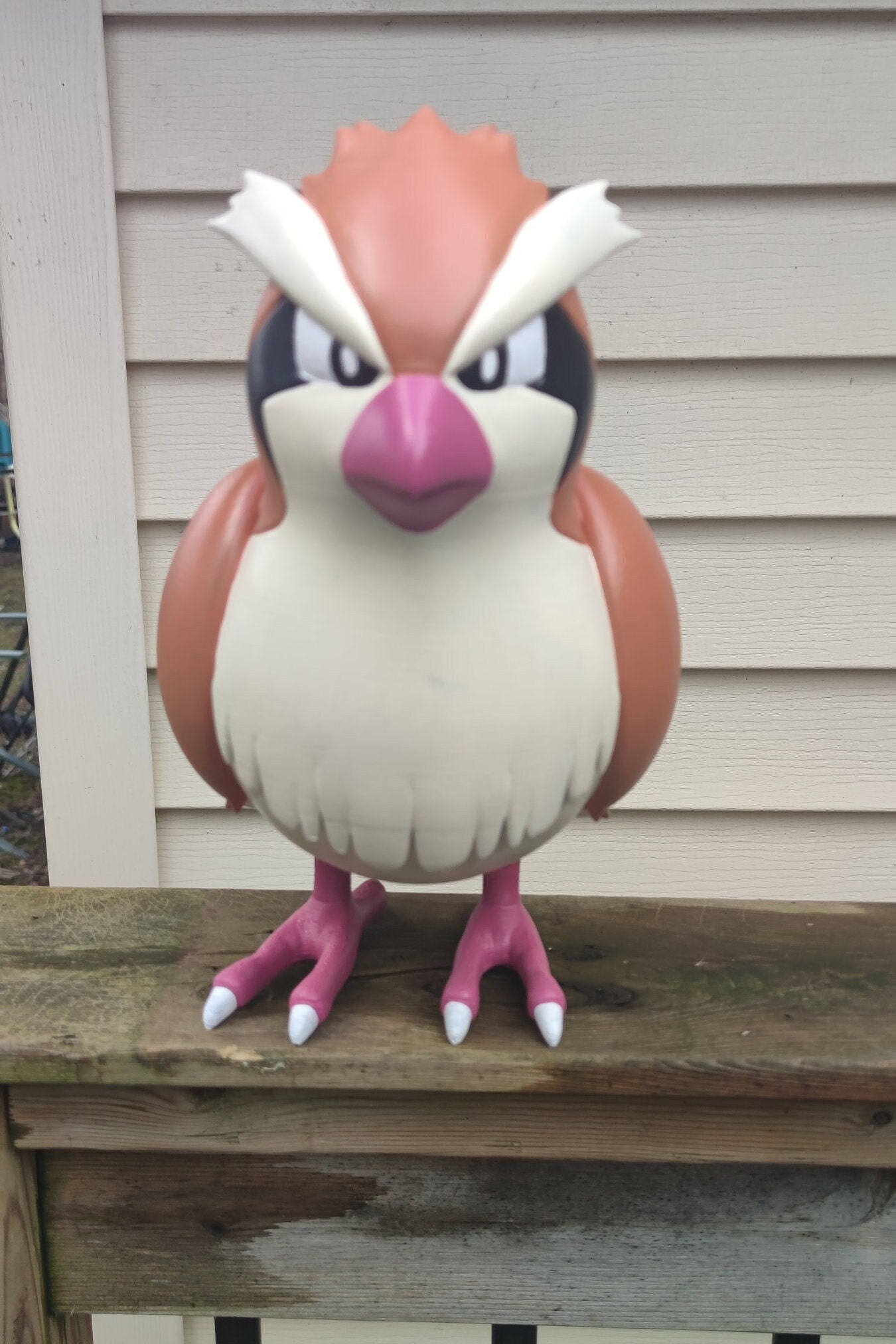 Life-size Pidgey Pokémon 3D Printed & Hand-painted Prop made to Order ...