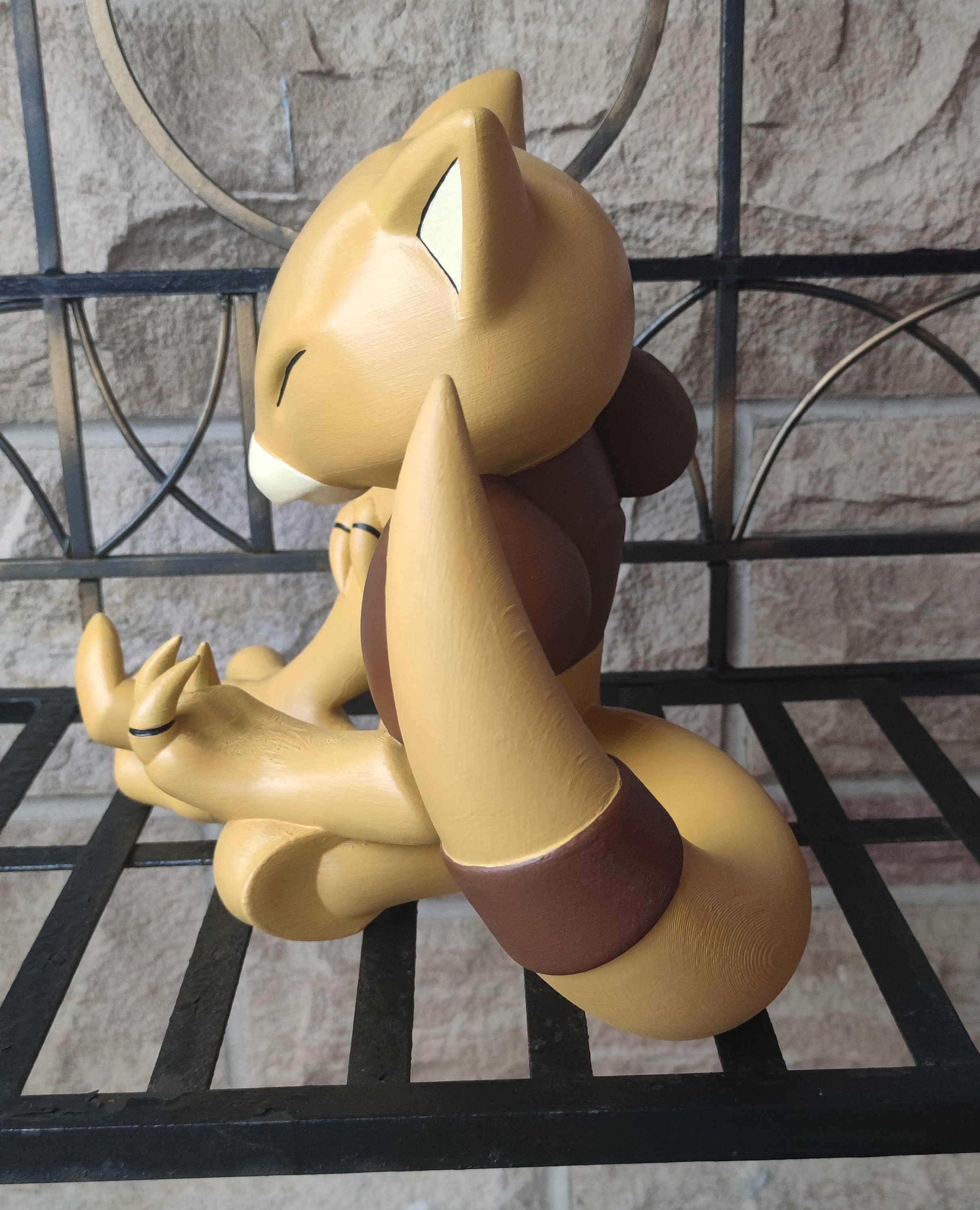 Life-size Abra Pokémon 3D Printed & Hand-painted Prop made to Order - Etsy