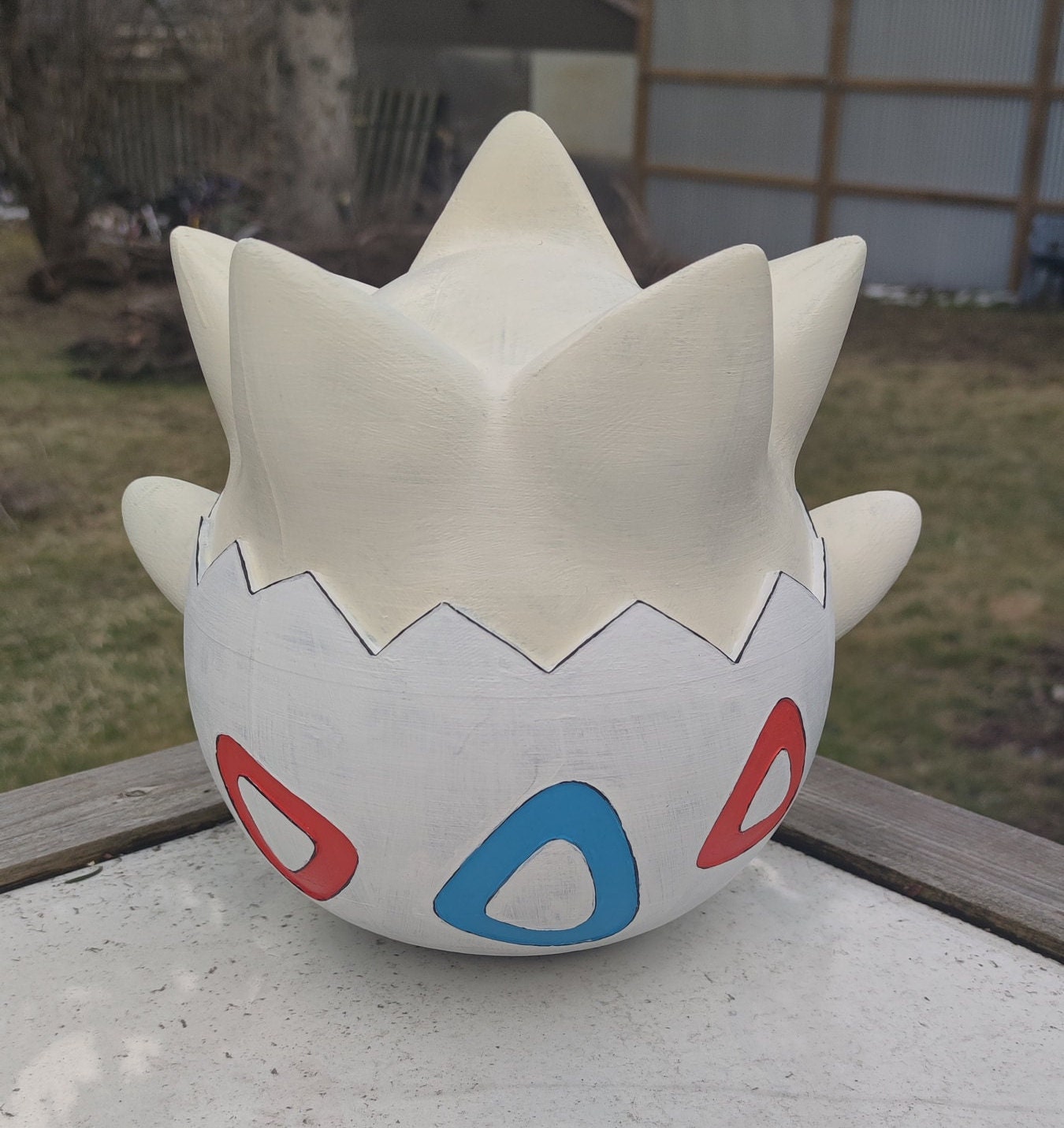Life-size Togepi Pokémon 3D Printed & Hand-painted Prop - Etsy