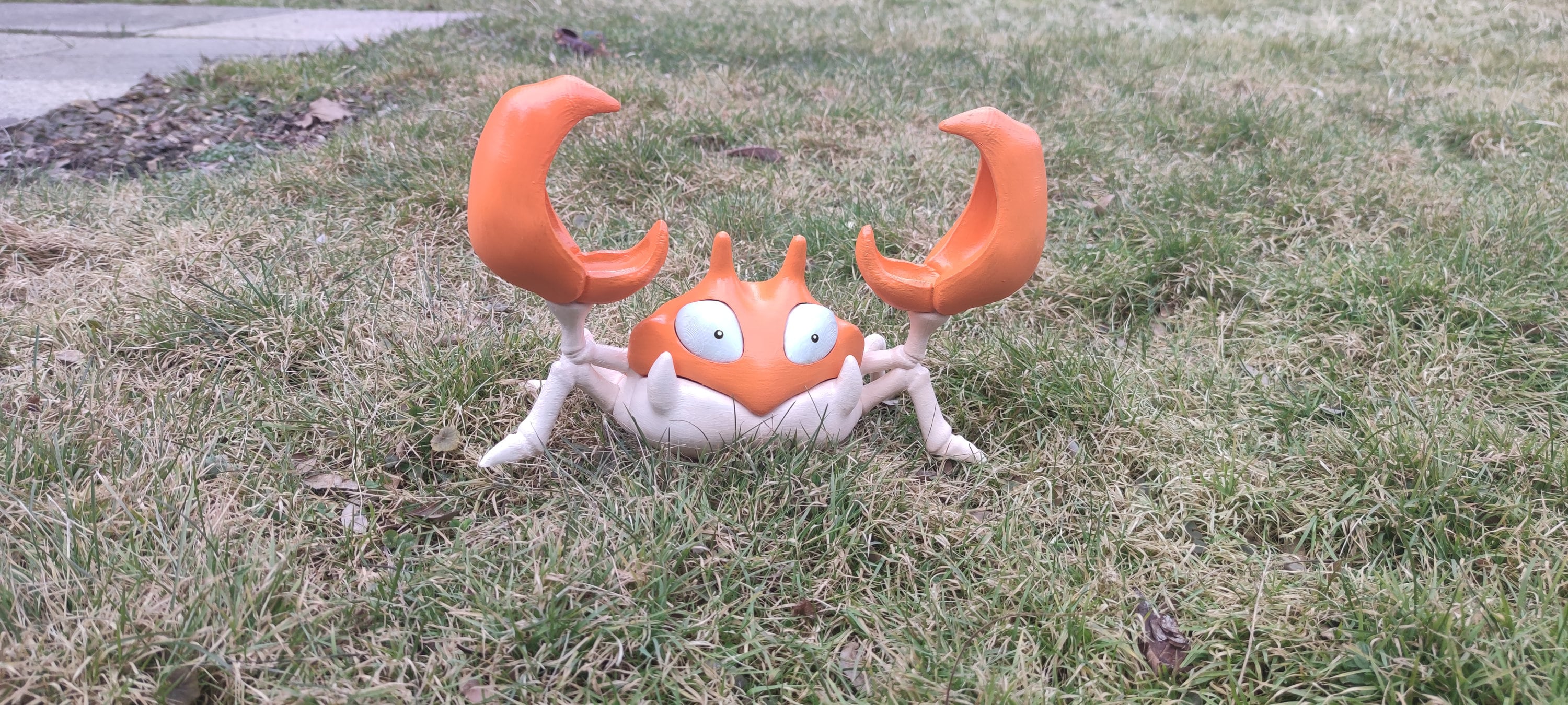 Life-size Krabby Pokémon 3D Printed & Hand-painted Prop made to Order ...