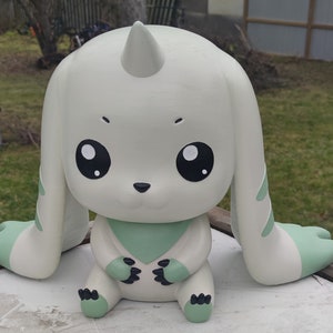 Life-size Terriermon Digimon 3D Printed & Hand-painted Prop - Etsy