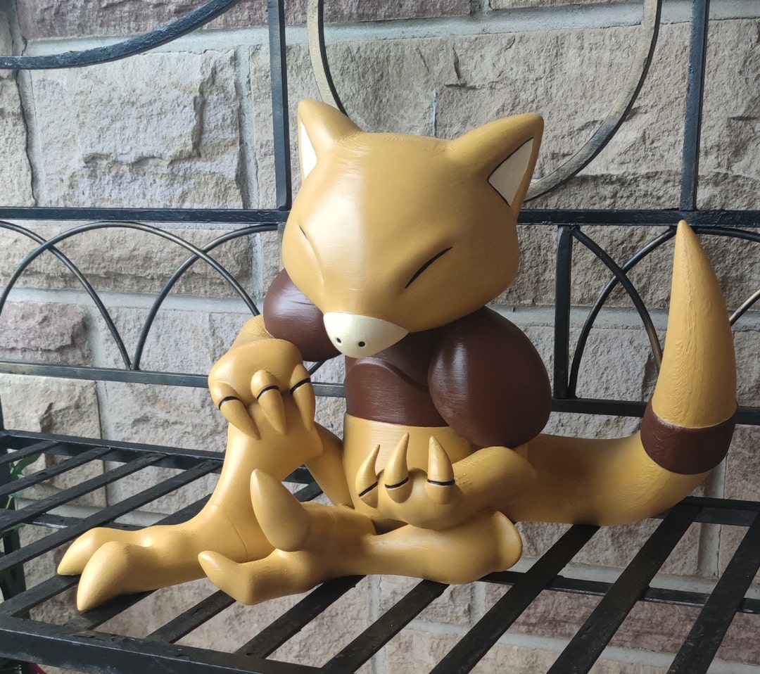 Life-size Abra Pokémon 3D Printed & Hand-painted Prop (made to Order ...