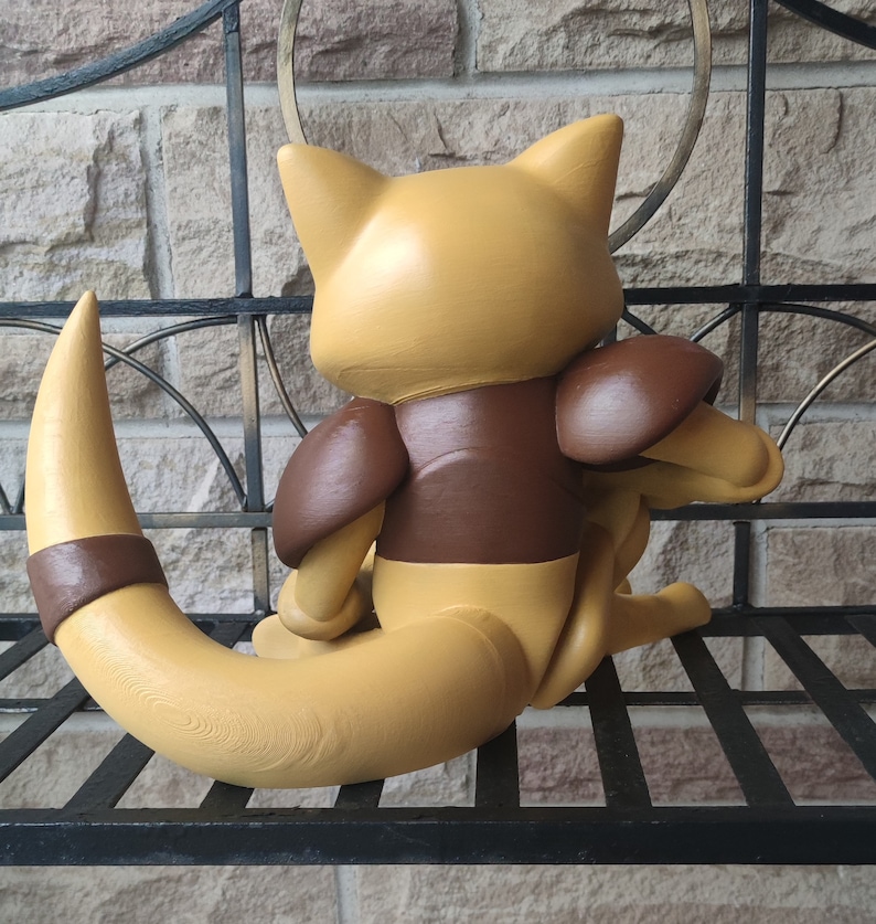 Life-size Abra Pokémon 3D Printed & Hand-painted Prop (made to Order ...