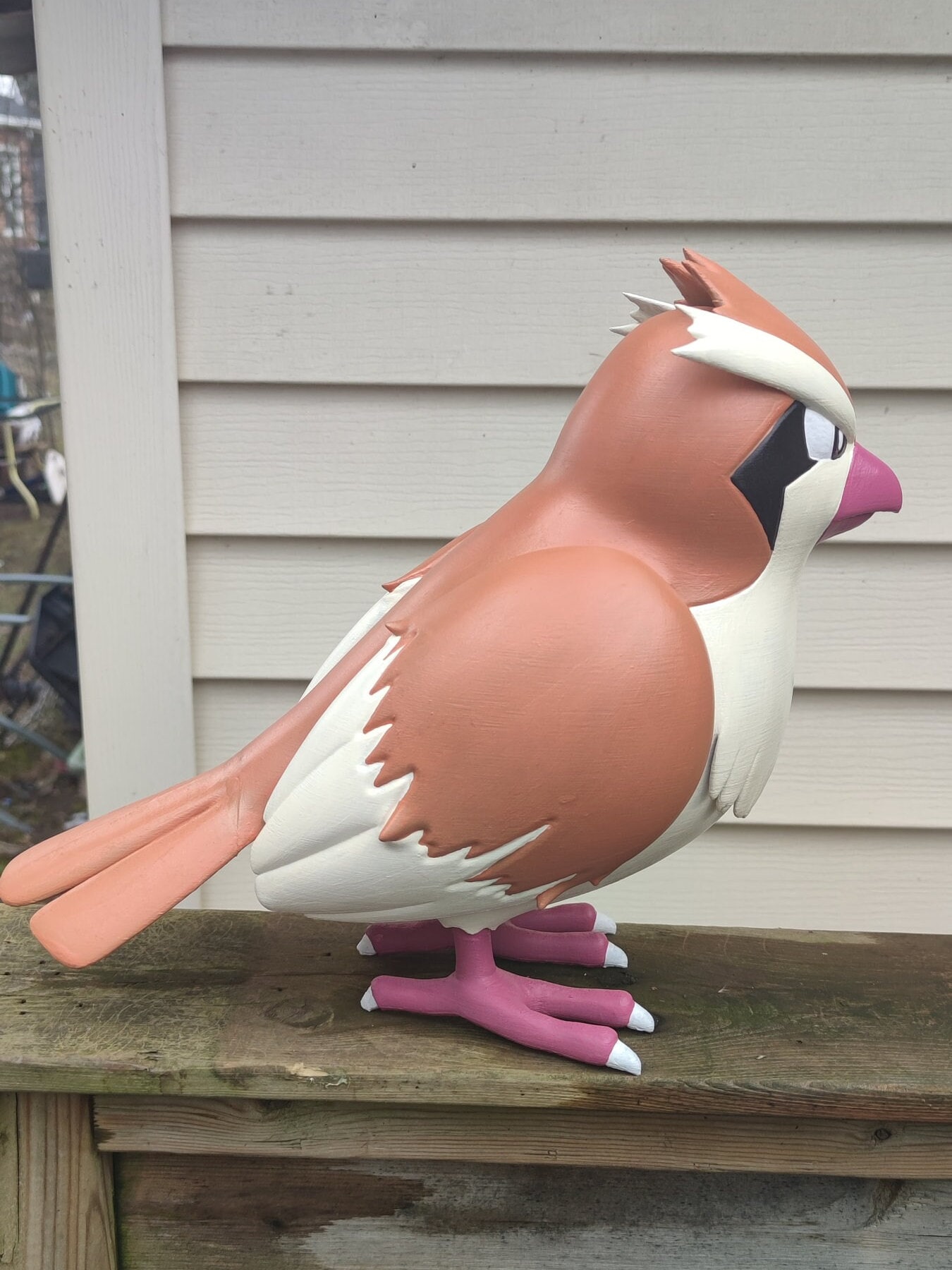 Life-size Pidgey Pokémon 3D Printed & Hand-painted Prop made to Order ...