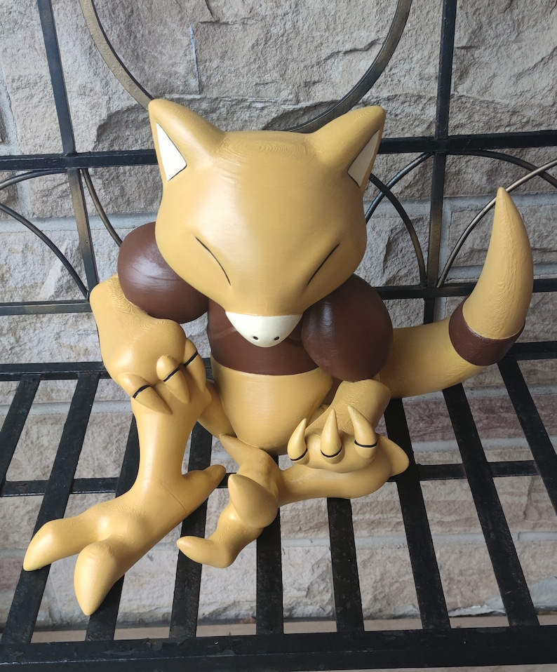 Life-size Abra Pokémon 3D Printed & Hand-painted Prop (made to Order ...