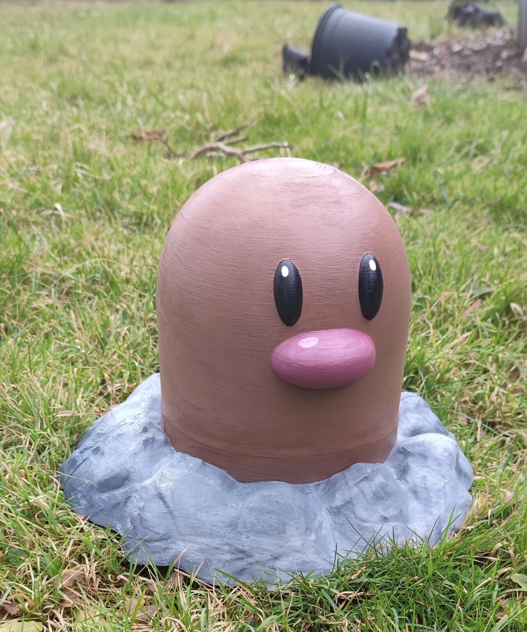Life-size Diglett Pokémon 3D Printed & Hand-painted Prop made to Order ...