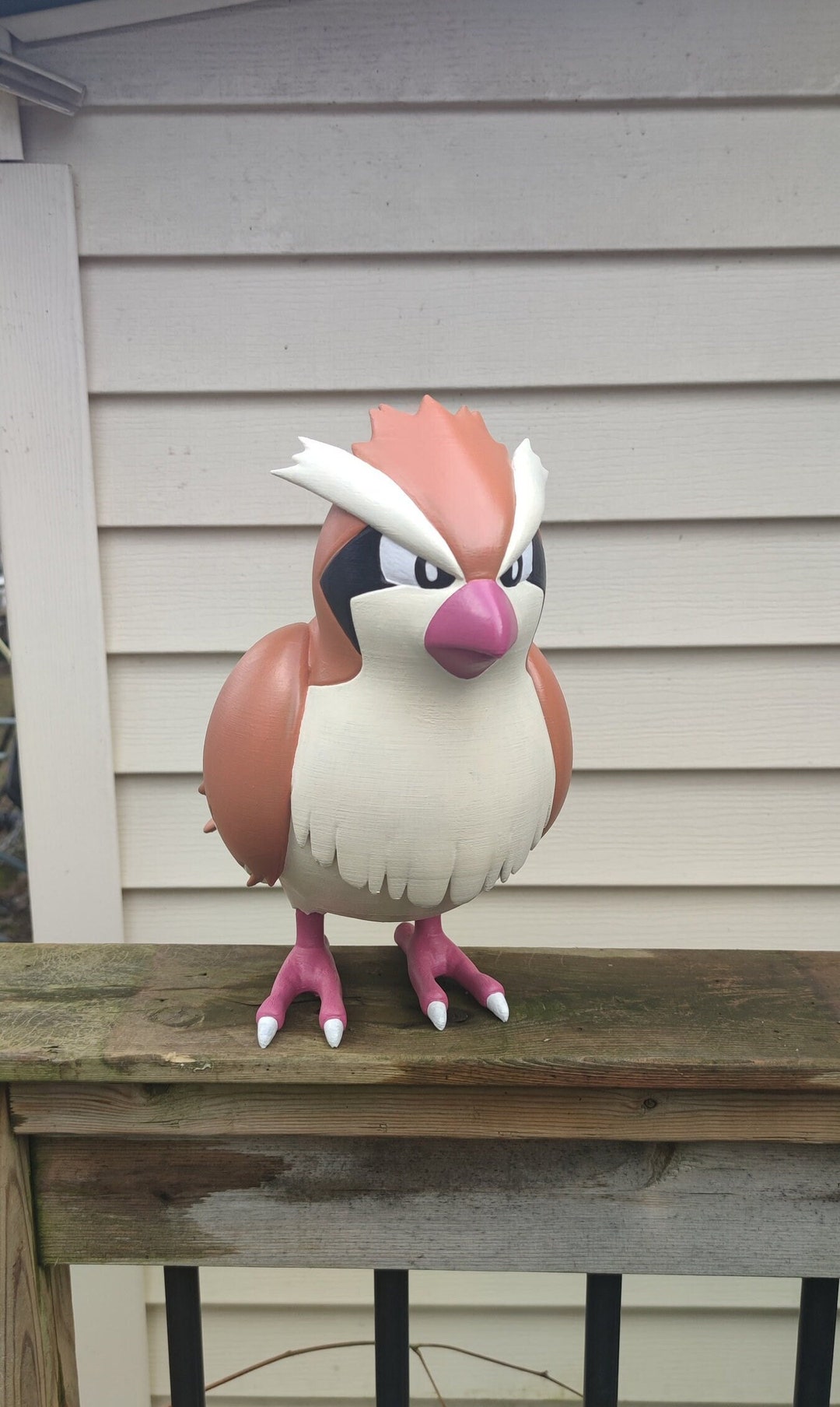 Life-size Pidgey Pokémon 3D Printed & Hand-painted Prop (made to Order ...