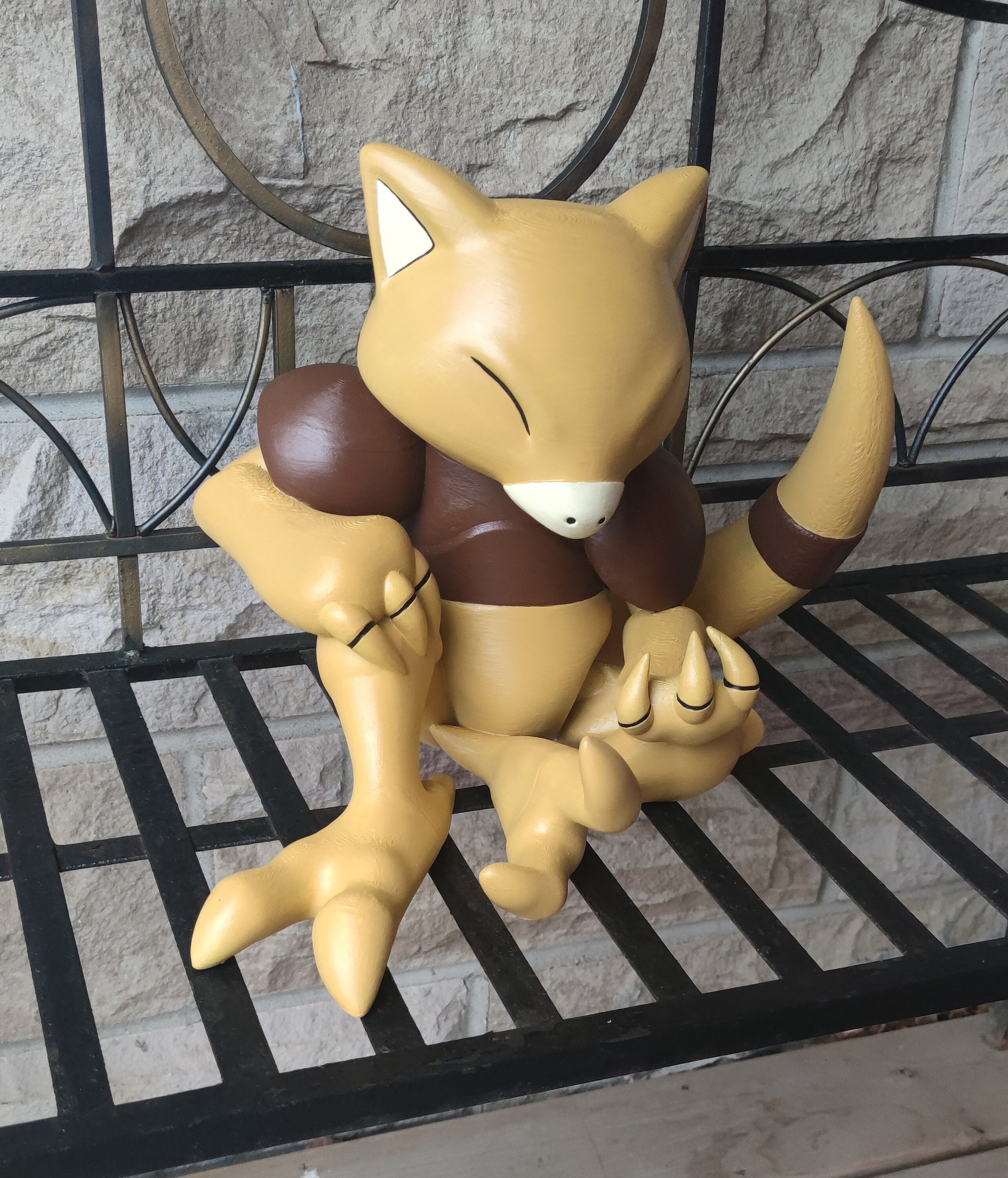 Life-size Abra Pokémon 3D Printed & Hand-painted Prop made to Order - Etsy