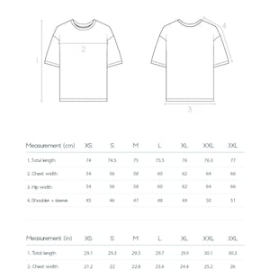 Oversized T-shirt PDF Sewing Patterns - XS to XXXL - Digital Patterns ...