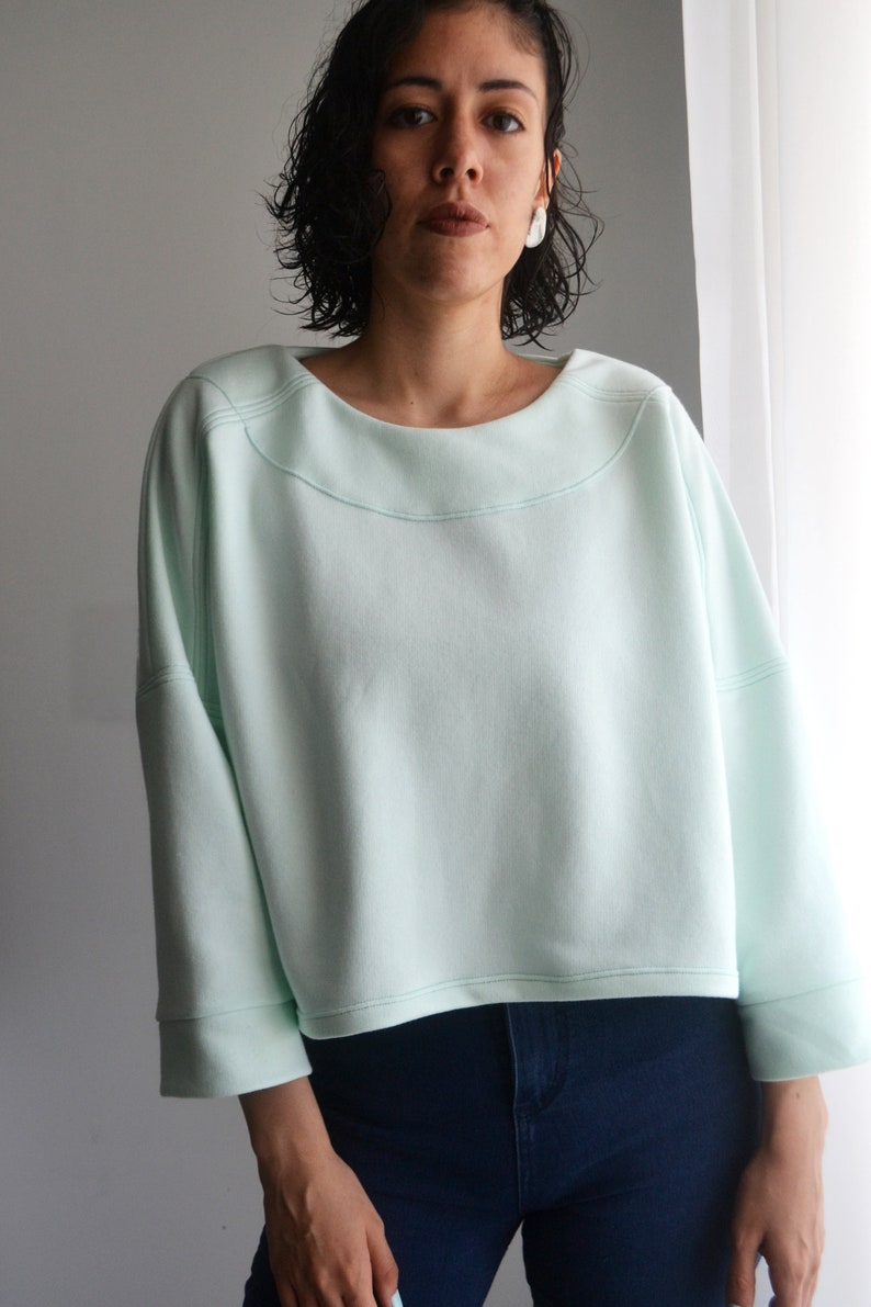 Sweater oversized sweatshirt PDF sewing patterns XS to XXL | Etsy España