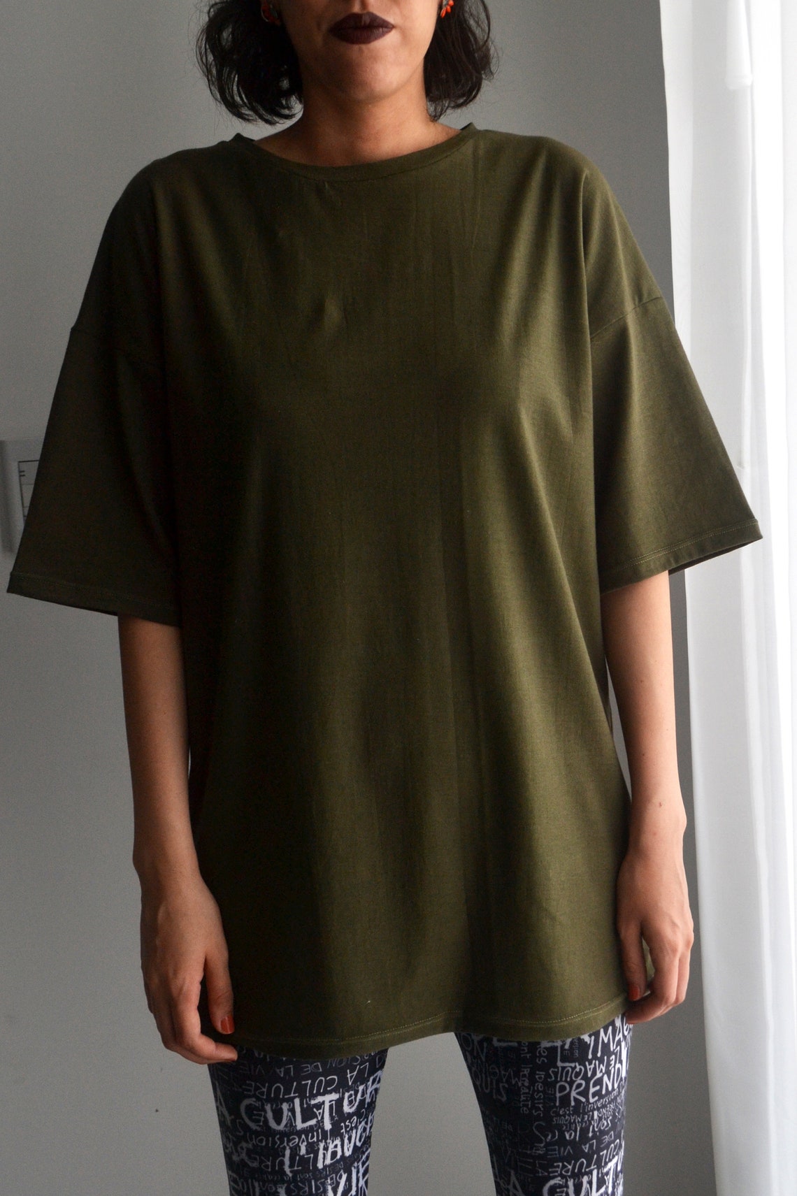 Oversized T-shirt PDF Sewing Patterns XS to XXL Digital - Etsy