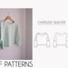 Sweater oversized sweatshirt PDF sewing patterns - XS to XXL - Digital ...