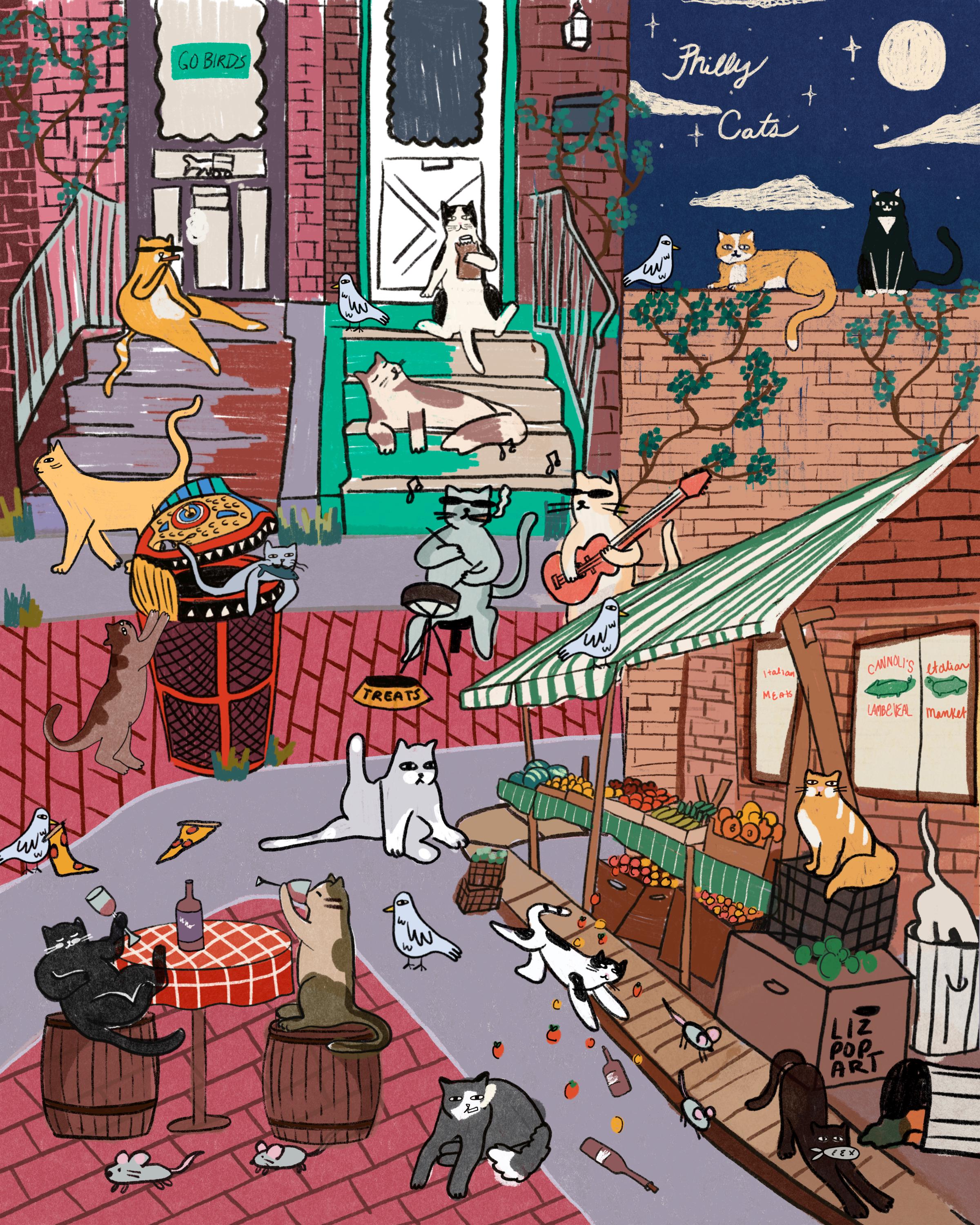 Philly Cats - Etsy