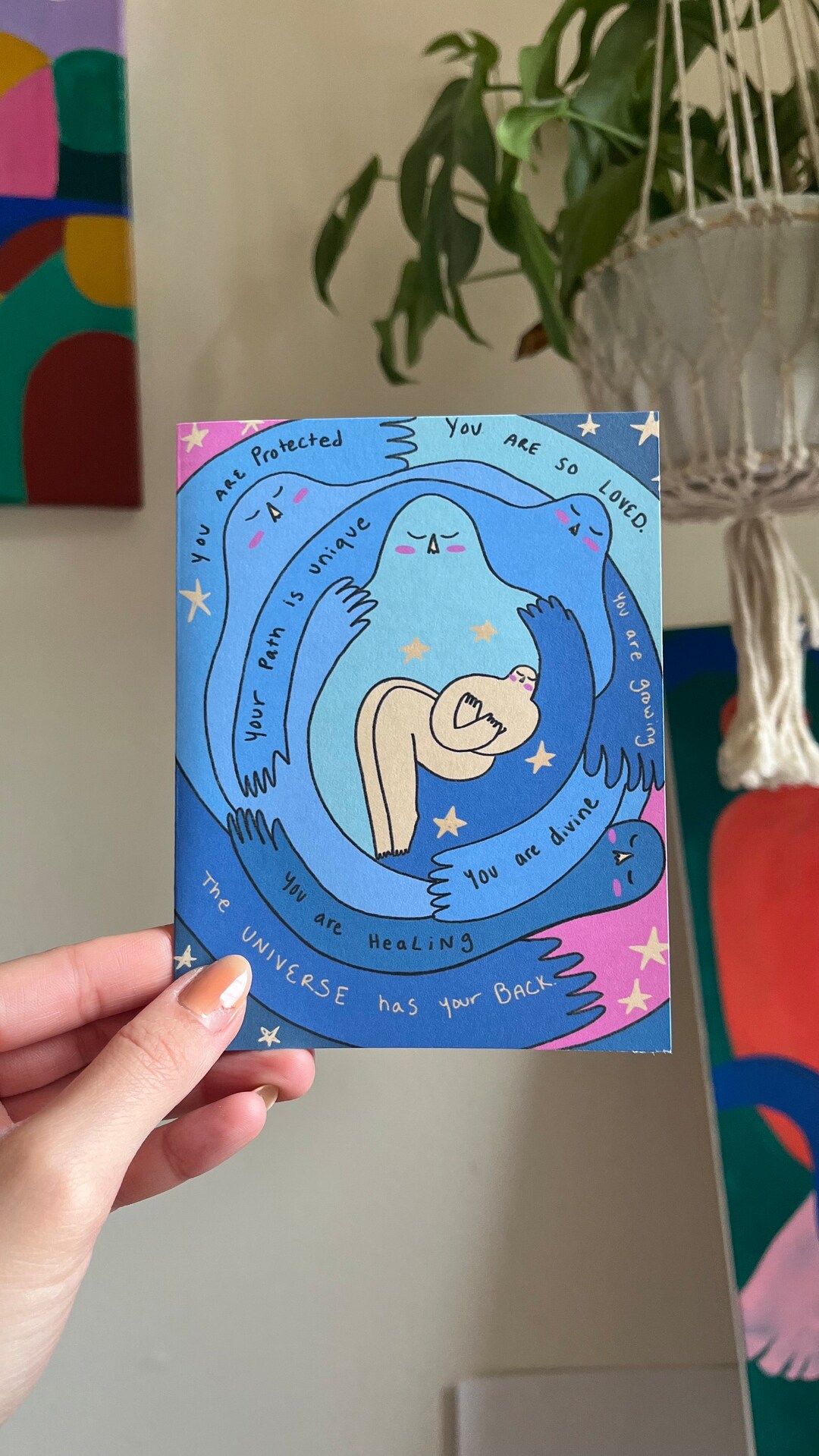 Universe Greeting Card - Etsy