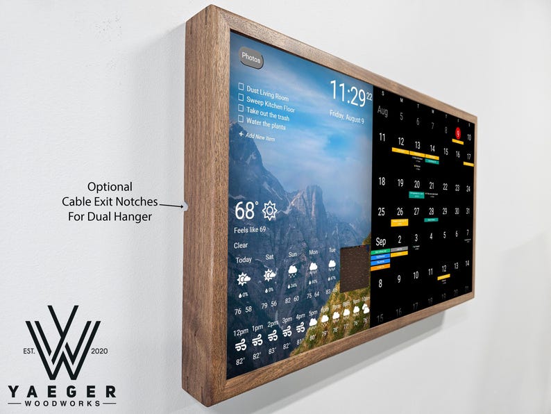 24in Touchscreen Smart Calendar / Dakboard/ Smart Wall Display / Photo ...