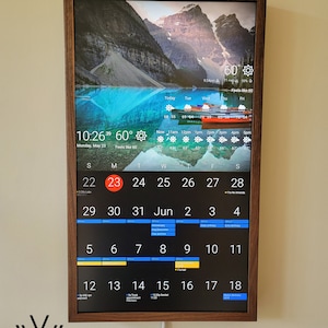 27in Smart Calendar / Smart Wall Display / Photo Viewer | Etsy