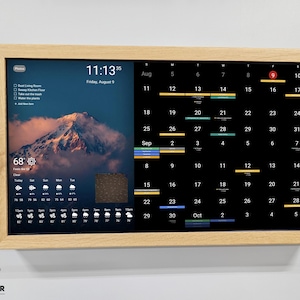 32in Touchscreen Smart Calendar / Smart Home Control Center / Dakboard ...