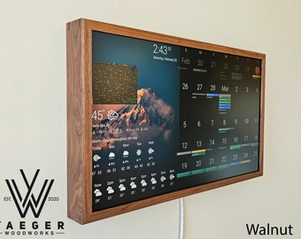 27in Touchscreen Smart Calendar / Dakboard/ Smart Wall Display / Photo ...