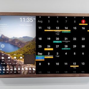 27in Touchscreen Smart Calendar / Dakboard/ Smart Wall Display / Photo ...