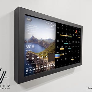 27in Touchscreen Smart Calendar / Dakboard/ Smart Wall Display / Photo ...