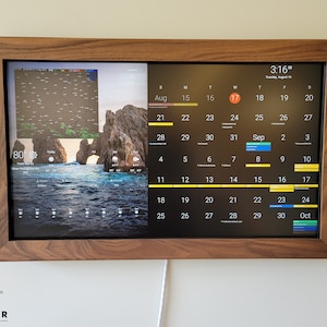 32in Touchscreen Smart Calendar / Smart Home Control Center / - Etsy