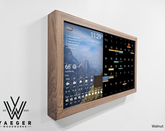 32 Touch Screen Digital Wall Display Smart Screen Wifi Calendar ...