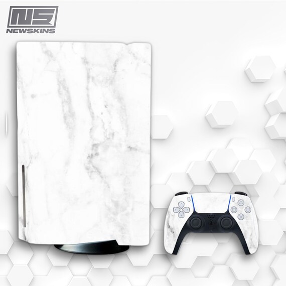 White Marble PS5 Skin Playstation 5 Full Vinyl Wrap PS5 | Etsy