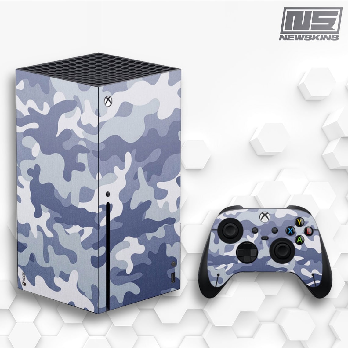 Xbox Series X Skin Snow Camo Xbox Console and Controller - Etsy