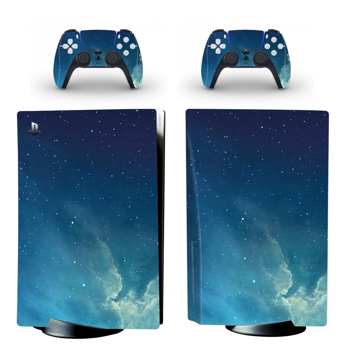 PS5 Skin Blue Cosmos Playstation 5 Galaxy Space Astral Full - Etsy UK