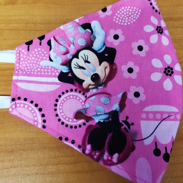 Minnie Mouse Face Mask - Etsy