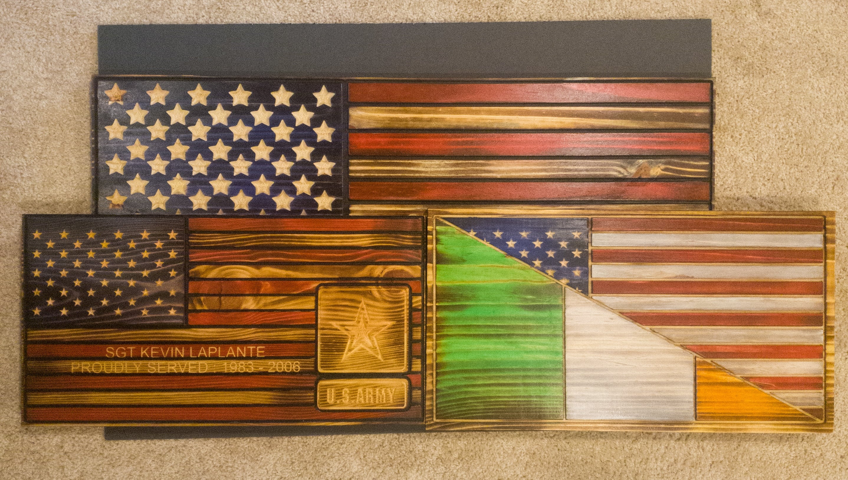 Custom Wood Flags - Etsy