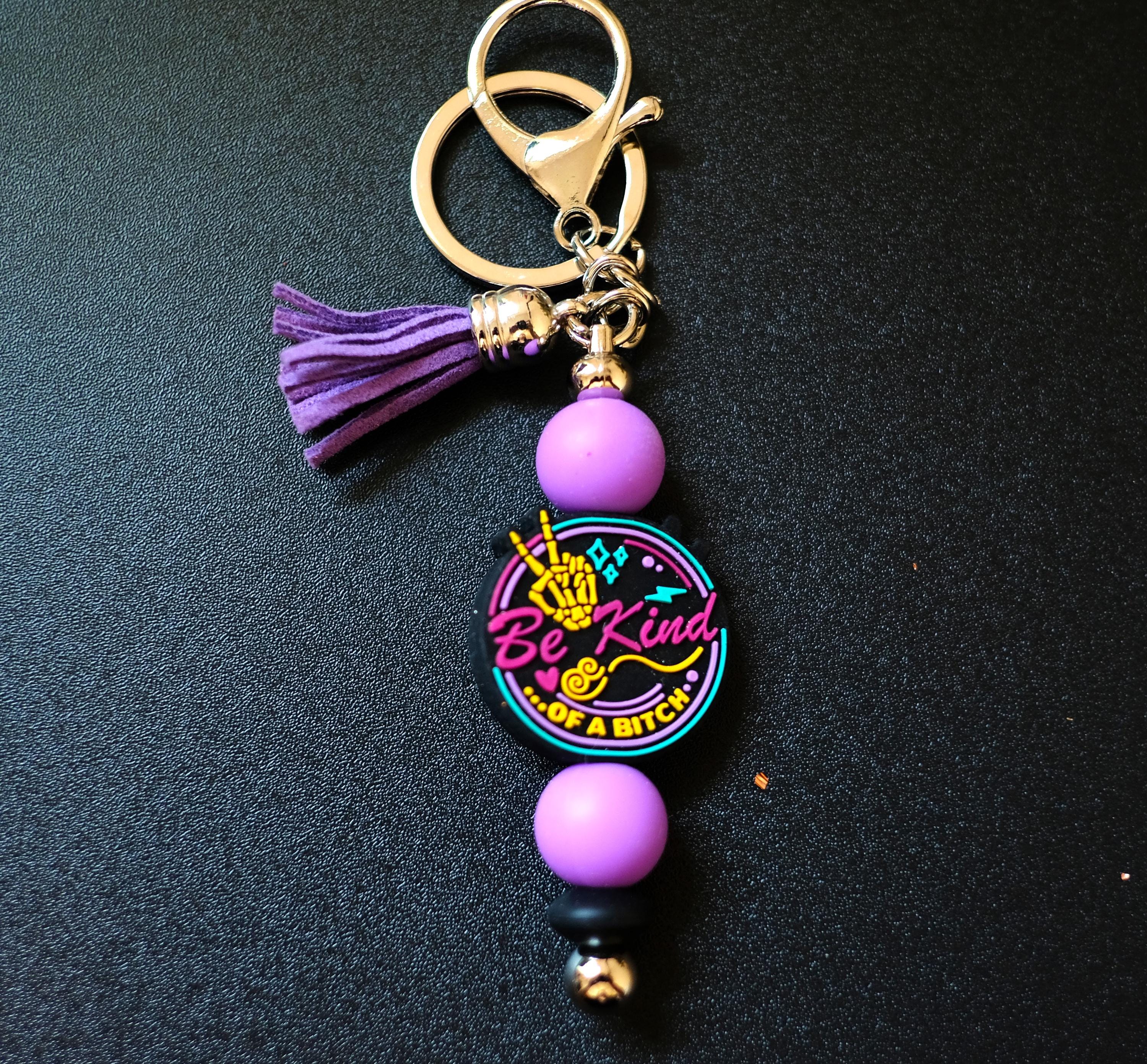 Fun Handmade Beaded Keychains, Tassel, Lobster Claw, Monkey, Skull ...