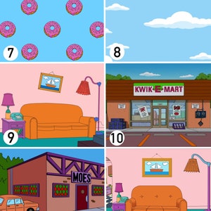 Character Portrait Custom Simpsons Character Individual | Etsy