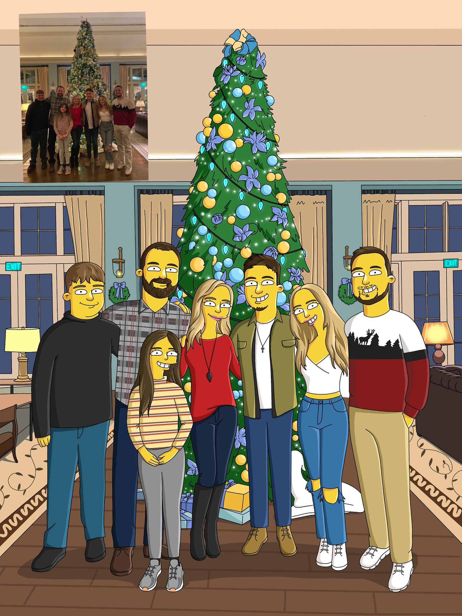 Character Portrait Custom Simpsons Character Individual - Etsy