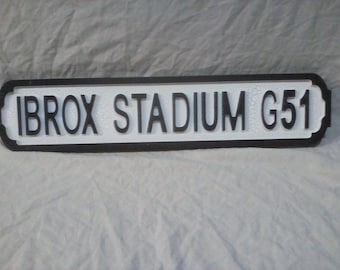Ibrox Stadium Sign - Etsy UK