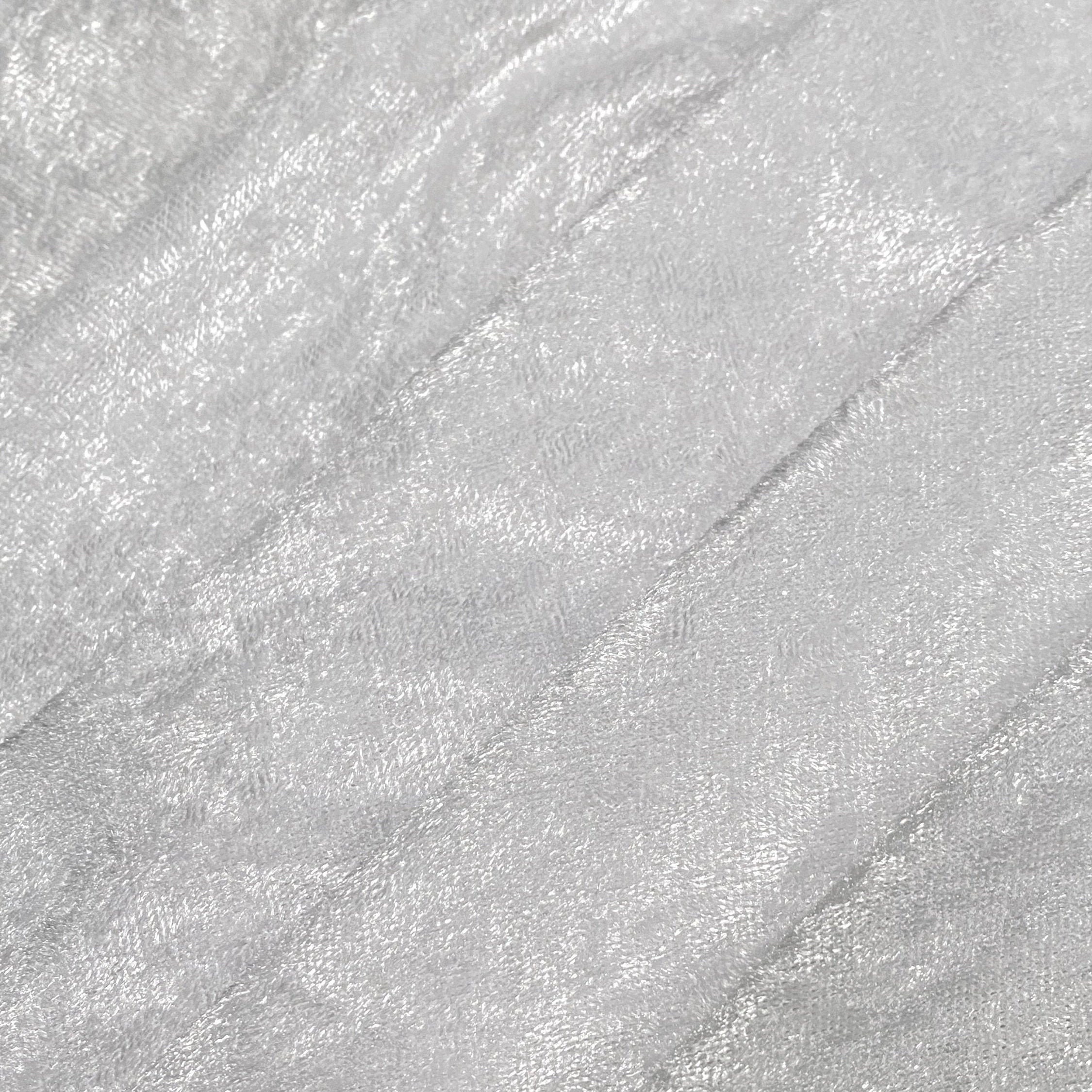 Panne White Velvet Fabric by the Yard - Etsy Italia
