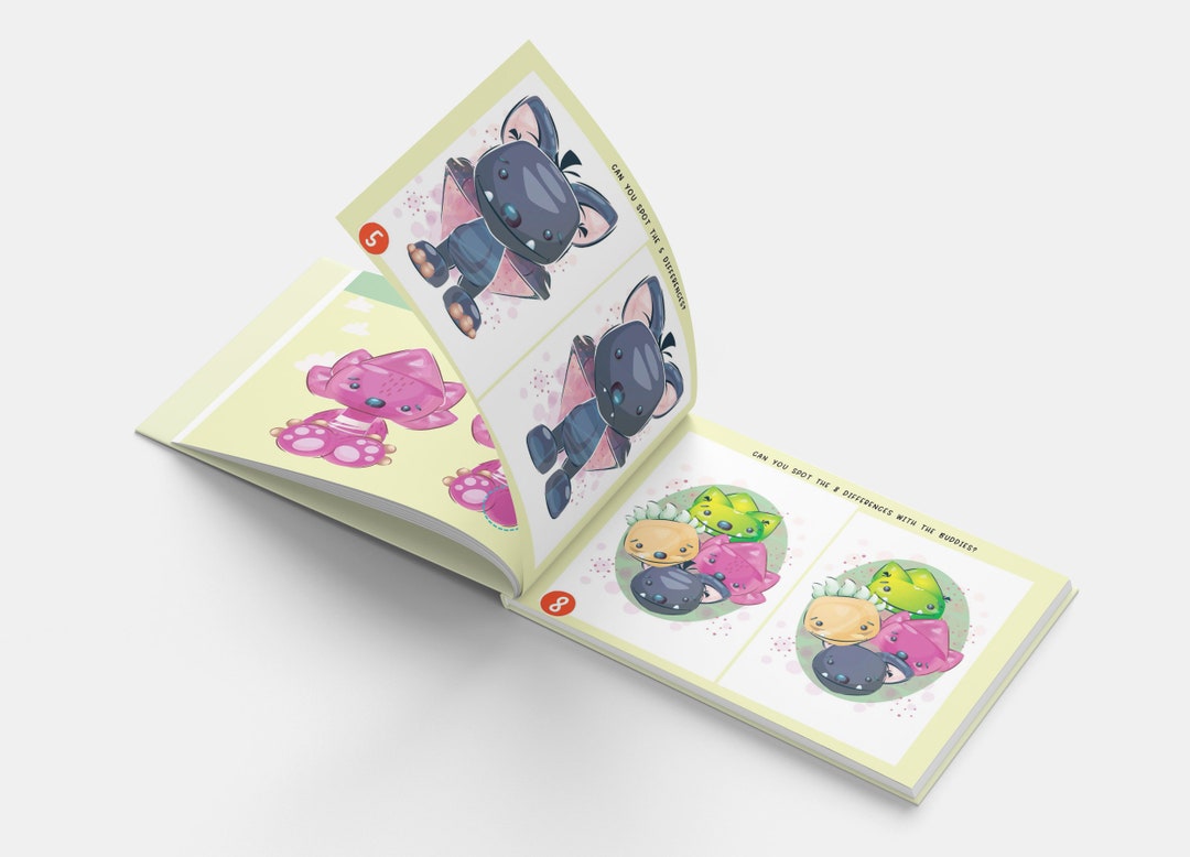 My Little Buddies - Children's Activity Book - Etsy