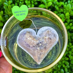 Heart Shaped Herbal Tea Bags: Organic Valentine's Gift Sampler - Etsy