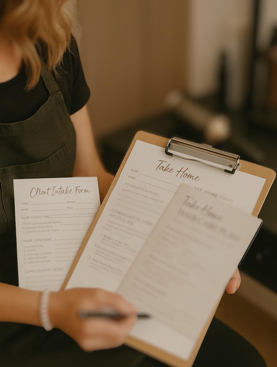 Stylist Client Form Bundle | Intake, Color Formula Card & Hair Care ...