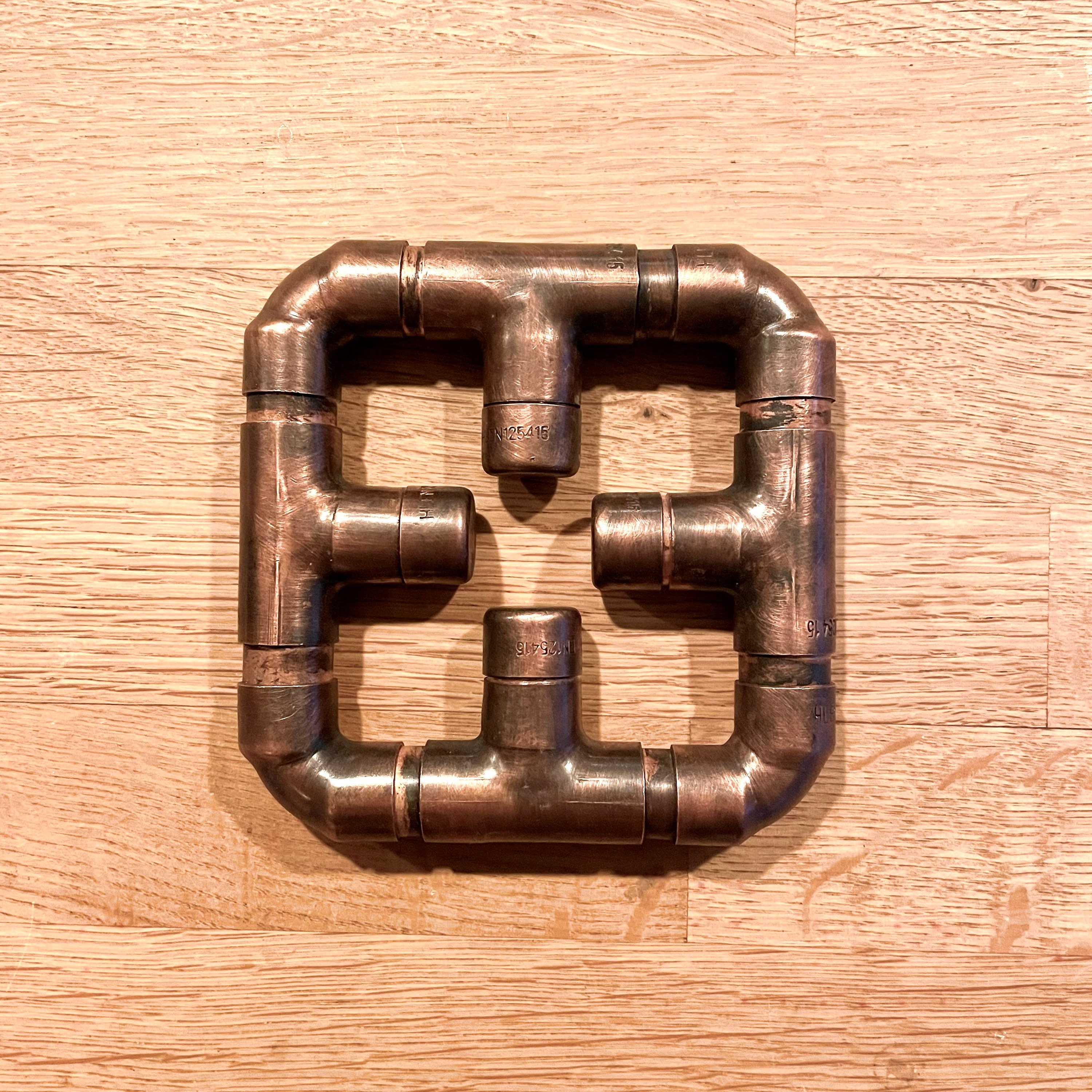 Copper Pipe Coasters Sets & Individually | Etsy