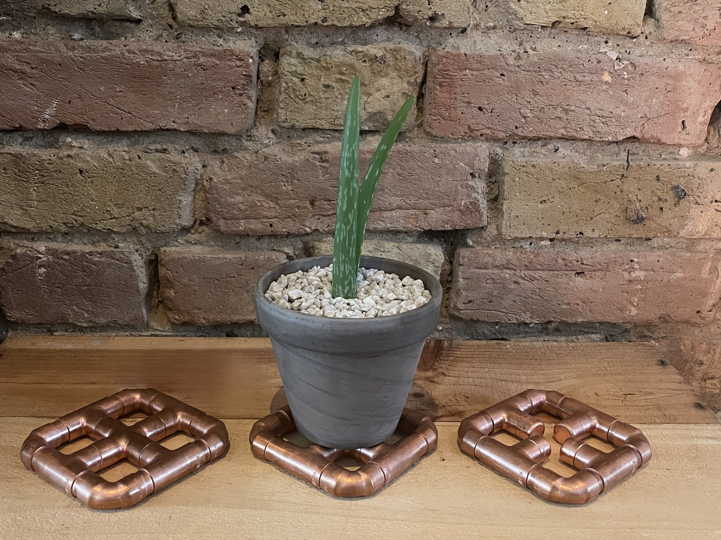 Copper Pipe Coasters Sets & Individually | Etsy