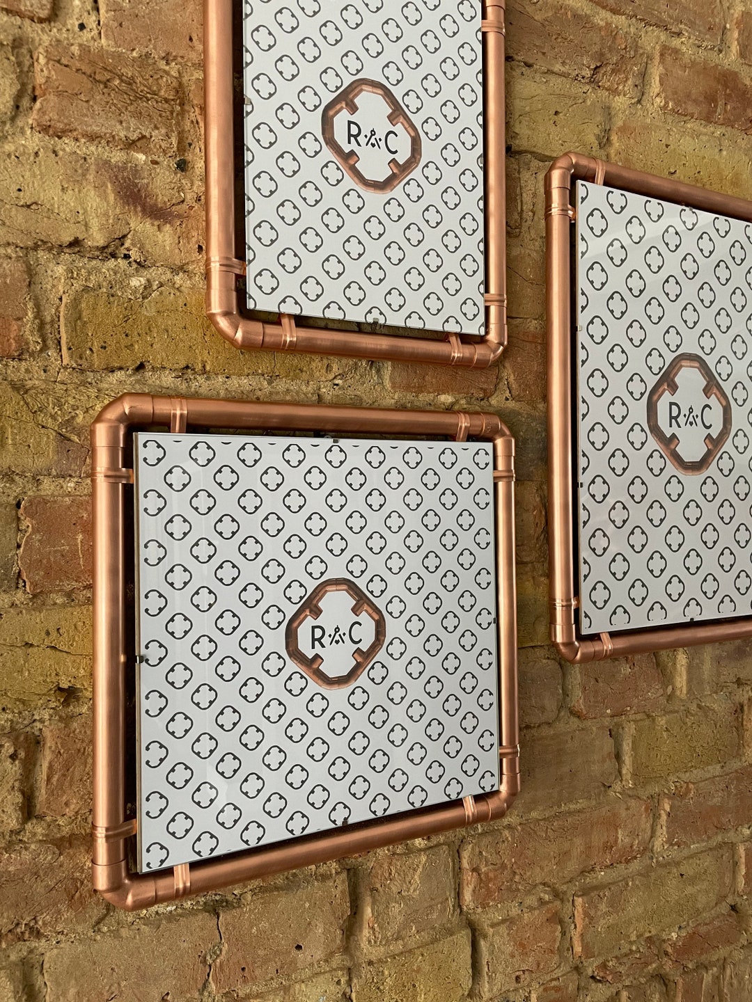 Chunky Copper Pipe Photo Frame Wall Mounted - Etsy